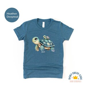 Mom and Baby Turtle Bodysuit, Sea Turtle Baby Bodysuit, Cute Turtle ...