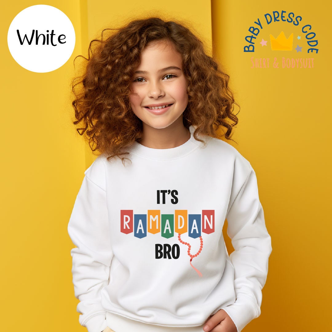 It's Ramadan Bro Youth Sweatshirt, Ramadan Youth Islamic Sweatshirt ...