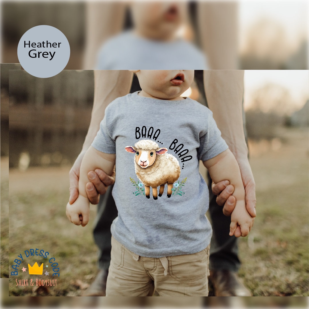 Baby Lamb Toddler Shirt: Farm Animal Tee - Etsy