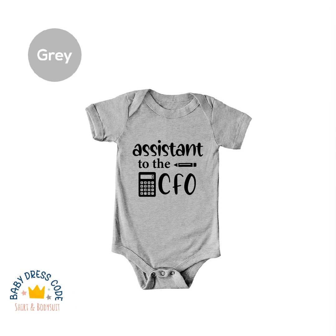 Baby CFO Bodysuit: Funny Accounting Gift, Toddler Shirt - Etsy