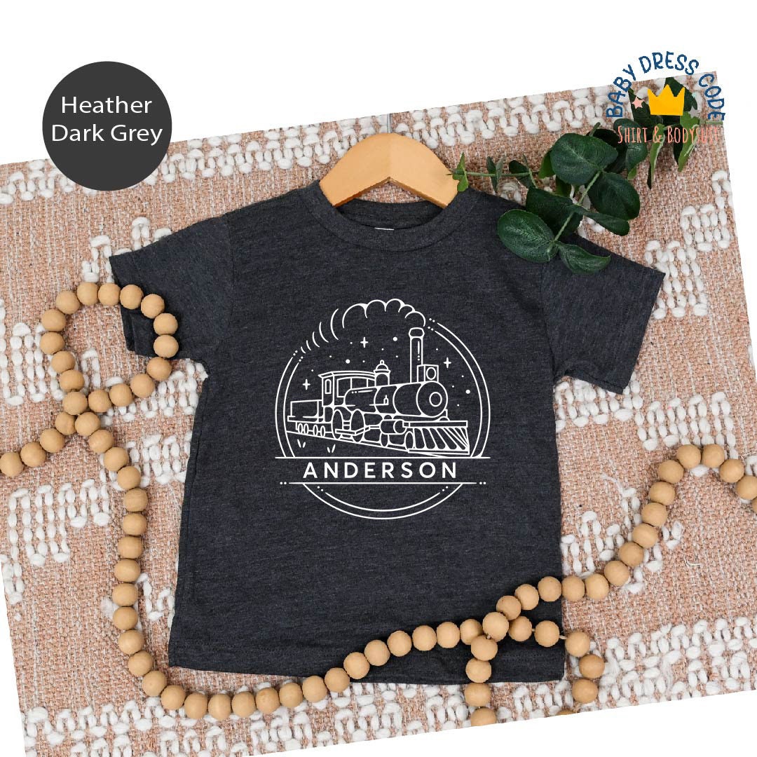 Custom Train Toddler Shirt, Train Lover Gift, Personalized Train Youth ...