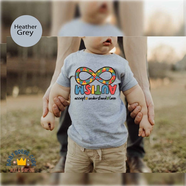 Autism Infinity Symbol Shirts for Kids - Etsy