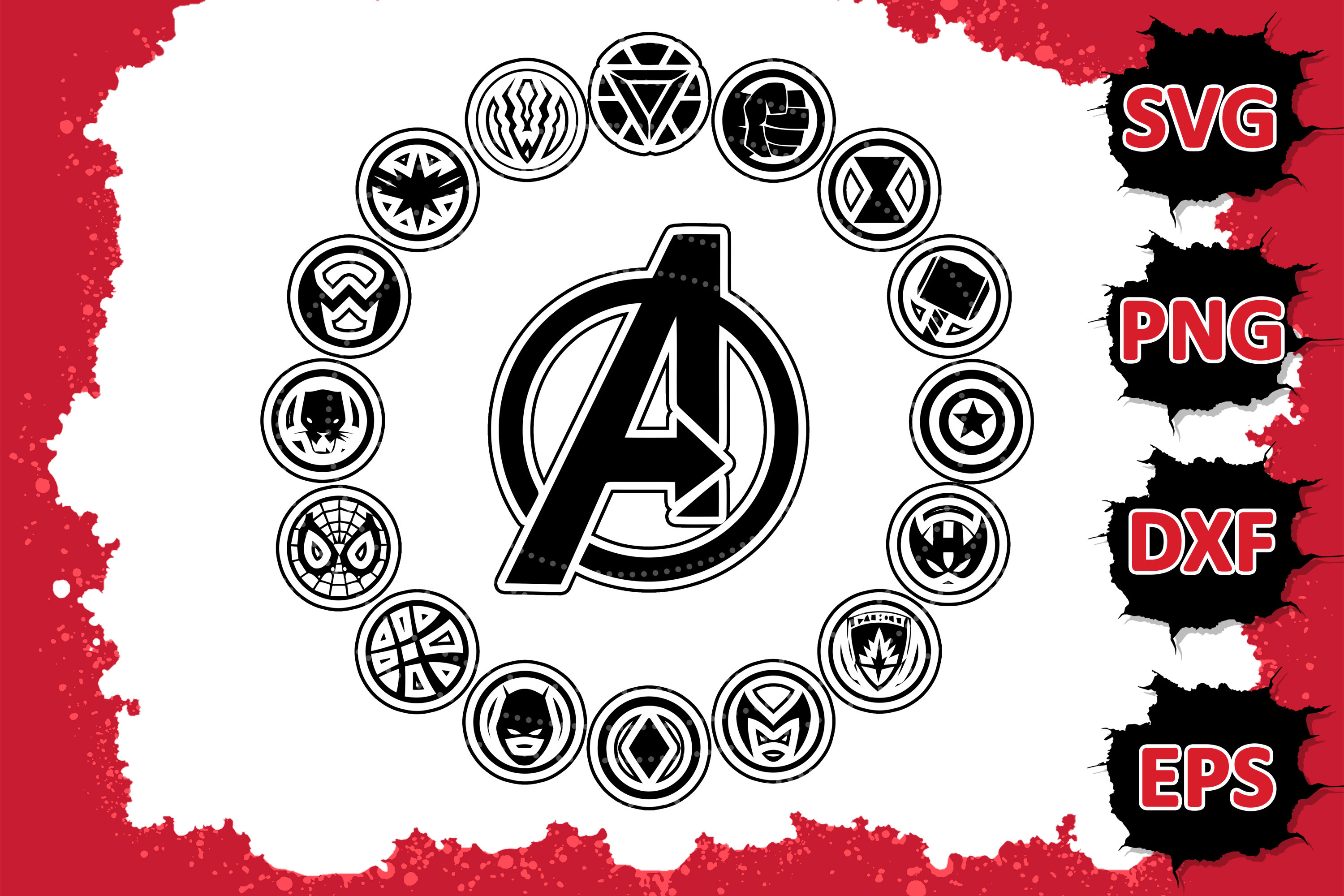 Avengers Logo Svg Hero Logo Svg Movie Svg A Letter Svg - Etsy España