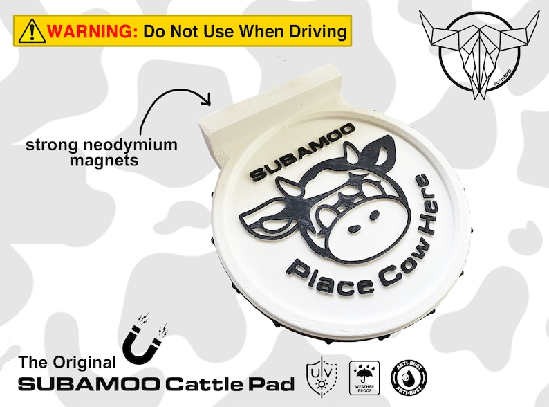The Original SUBAMOO Cattle Pad (magnetic) - Etsy