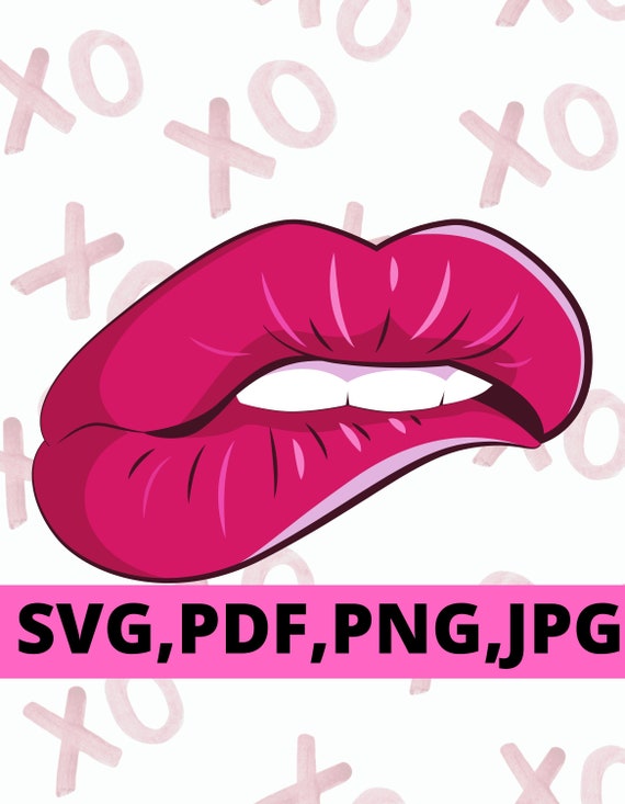 Kiss Lips Kiss SVG Kiss svg Amour svg Valentines Day svg - Etsy France