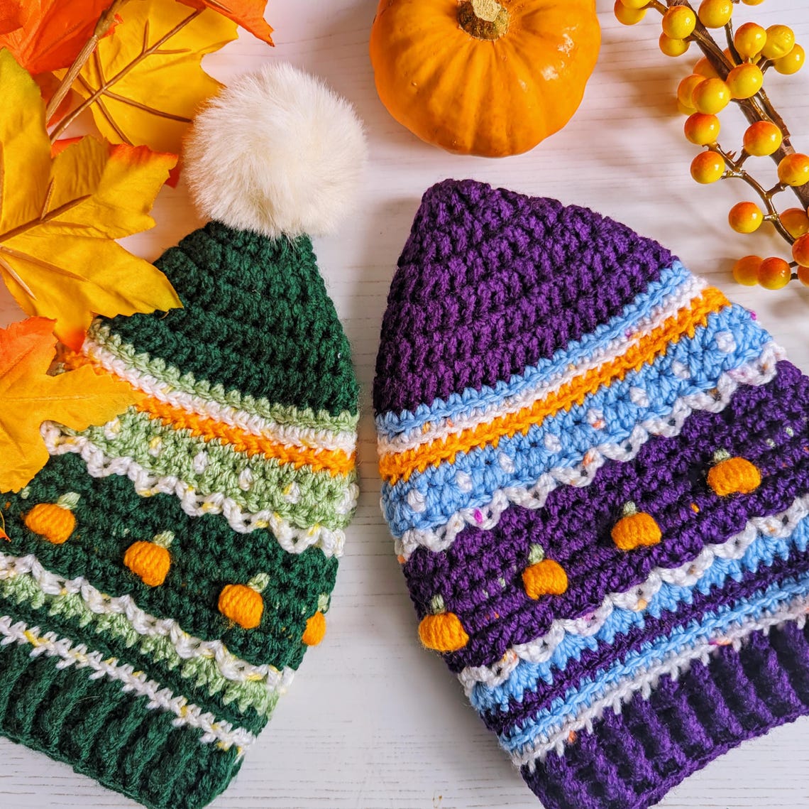 Pumpkin Patch Hat- (crochet Pattern for Baby-adult Sizes, Does Not Include Finished Item) - Etsy