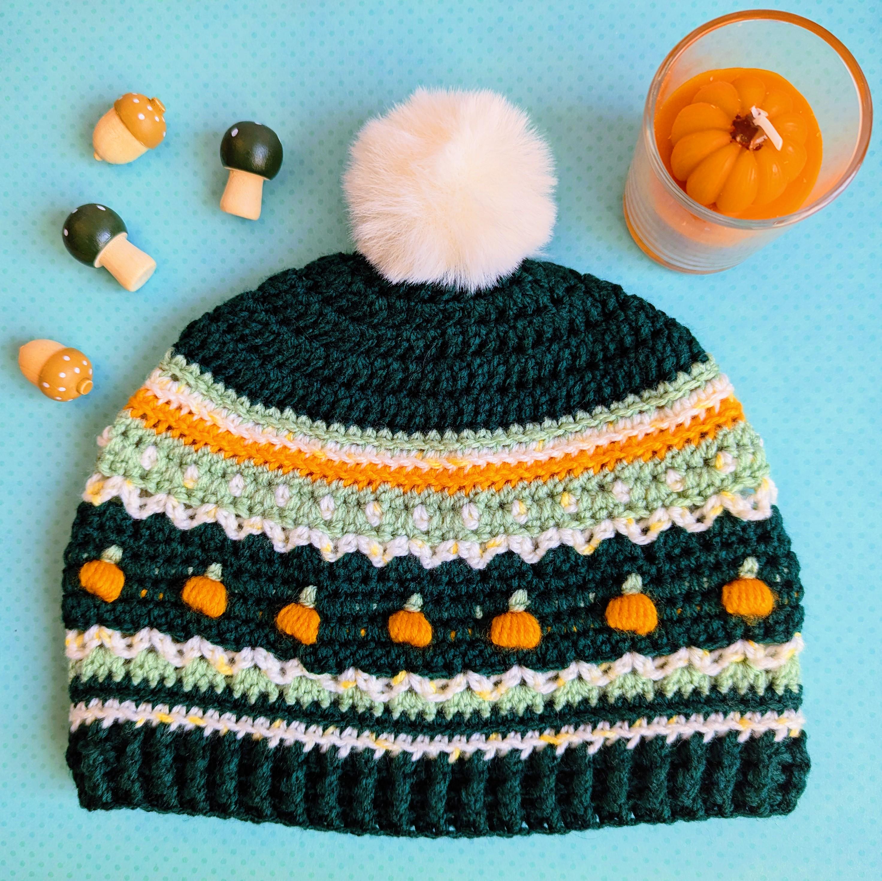 Pumpkin Patch Hat- (crochet Pattern for Baby-adult Sizes, Does Not Include Finished Item) - Etsy