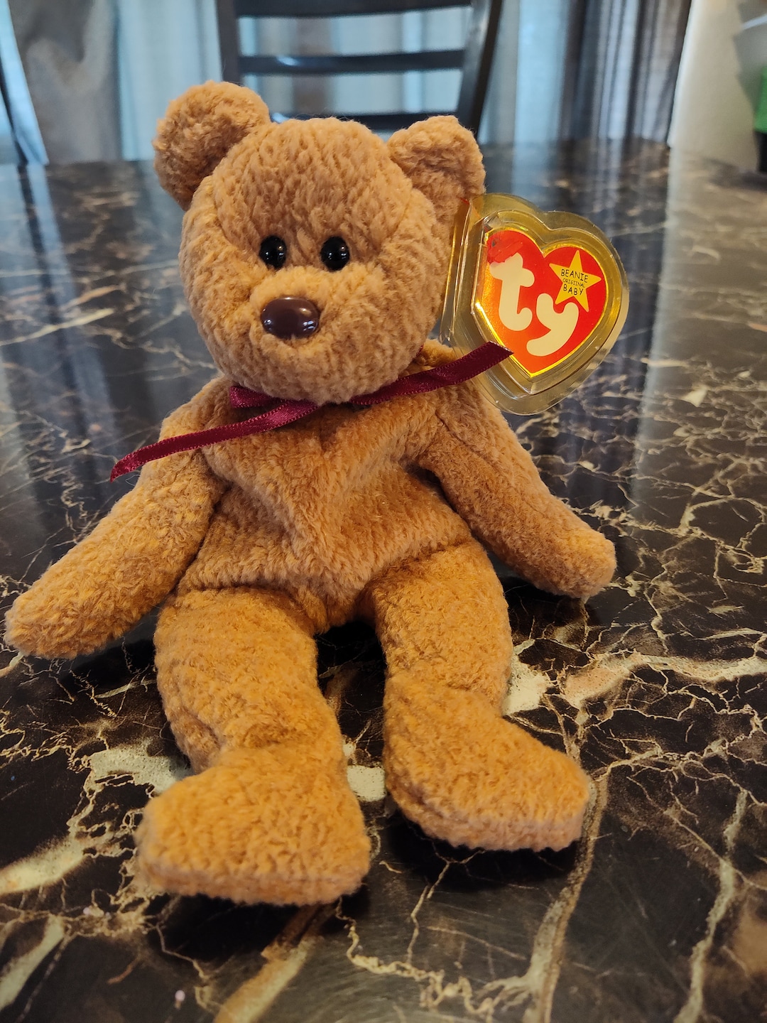 TY Curly Beanie Baby W/errors - Rare - Etsy