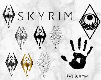 Skyrim schilder svg - Etsy Österreich