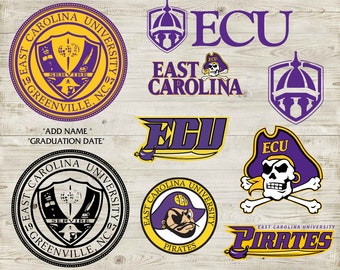 East Carolina University Logo Svg - Etsy