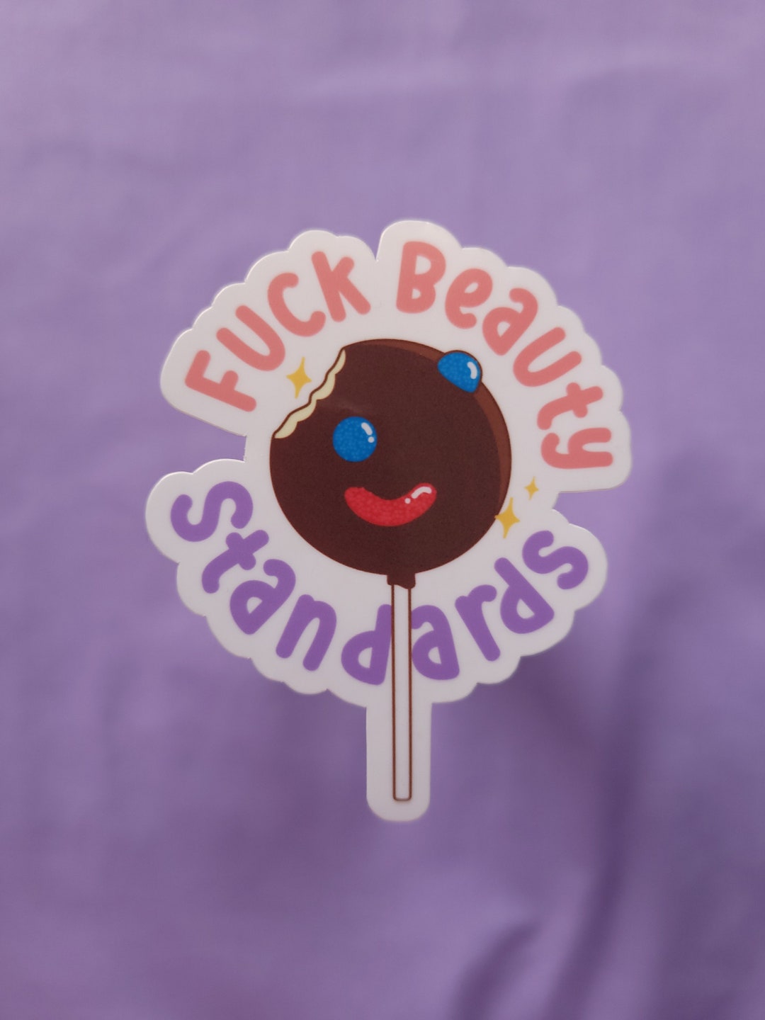 F Beauty Standards Paleta Payaso Sticker - Etsy