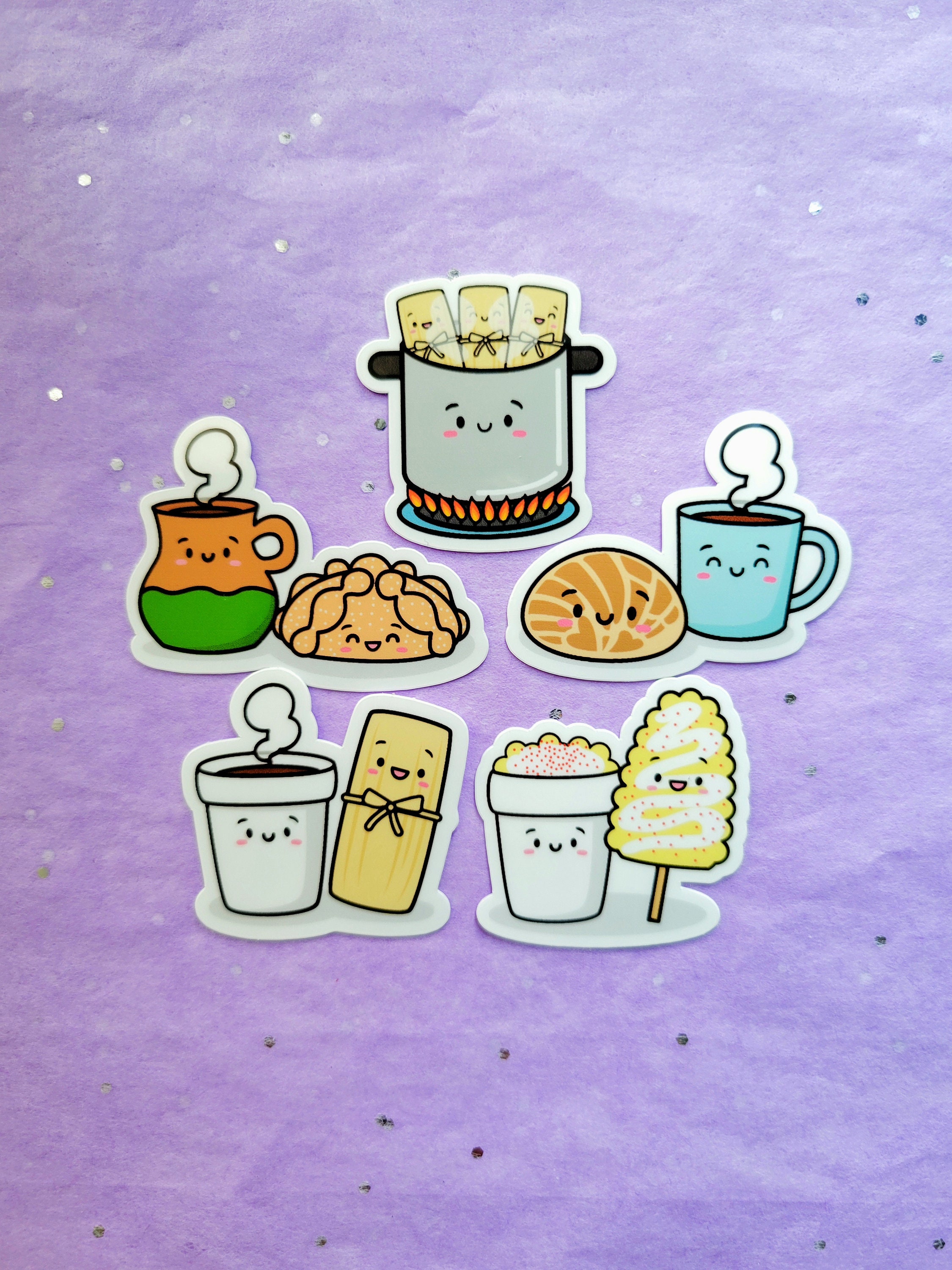 Mexican Food Sticker Pack - Etsy