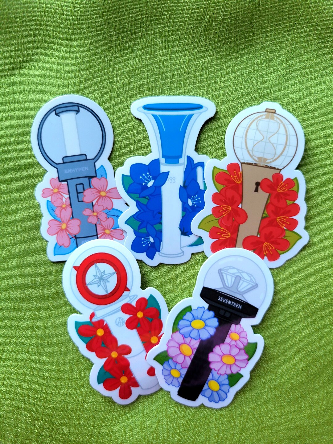 Flower Kpop Lightstick Sticker - Etsy