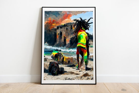 Printable Caribbean Beach Reggae Poster Downloadable Digital - Etsy