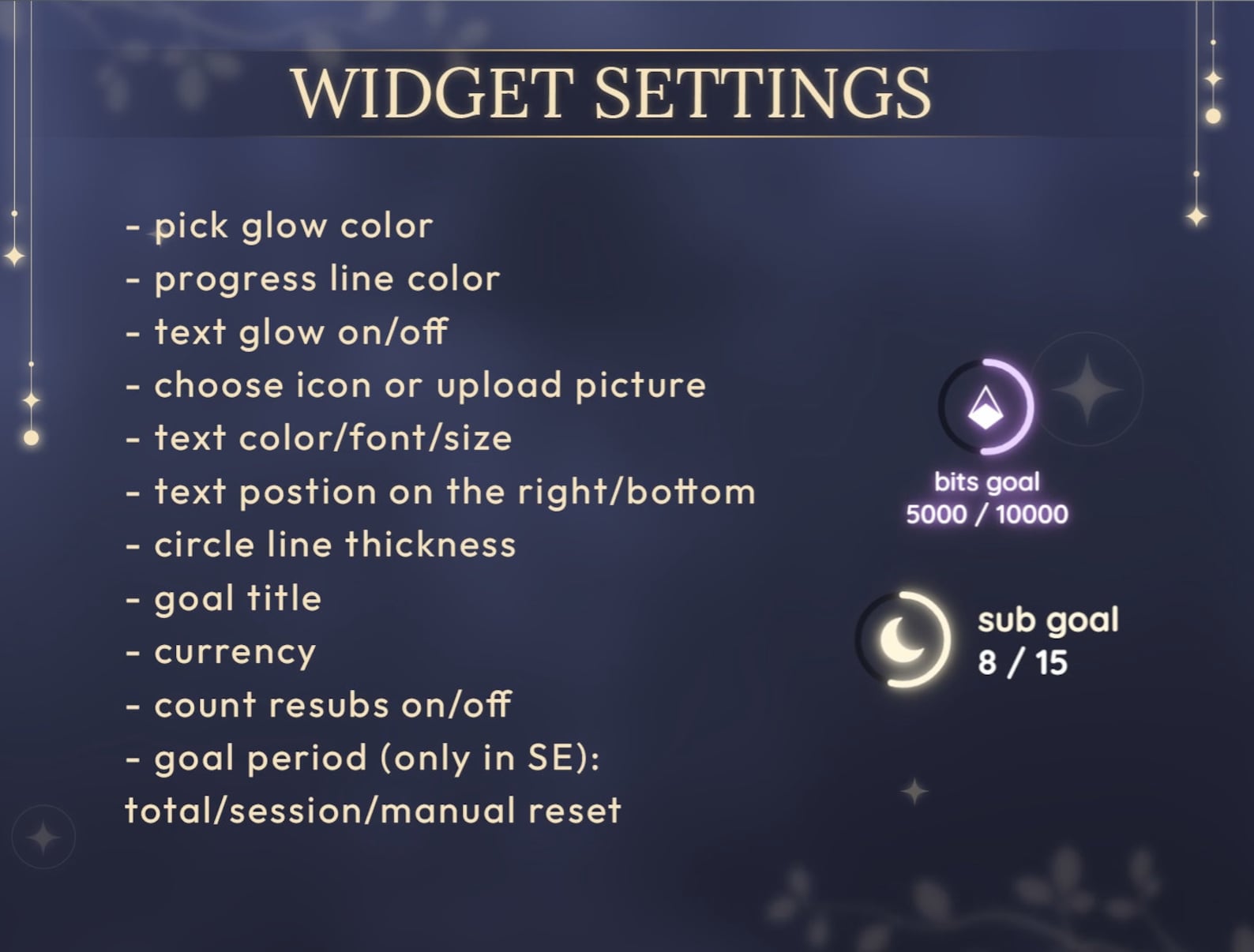 Twitchyoutube Goal Widget for Stream - Etsy