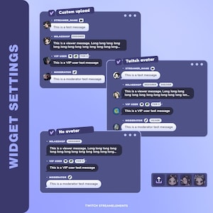 Gradient Messenger | Twitch | Streamelements - Etsy