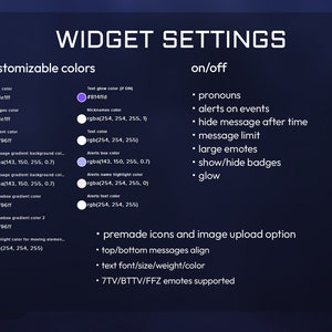 Cyber Style Chat Widget for Twitch Streamelements and Streamlabs - Etsy