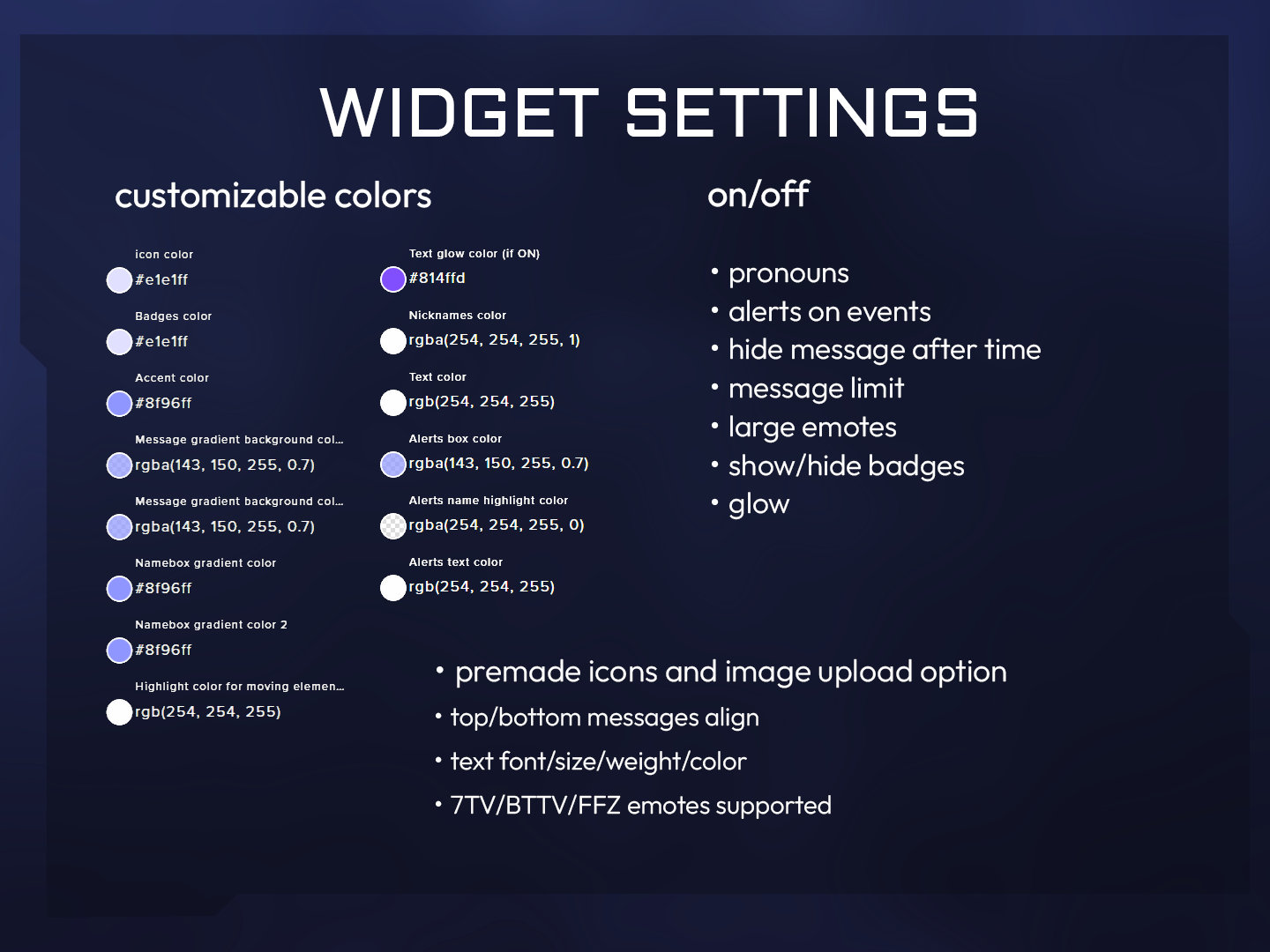 Cyber Style Chat Widget for Twitch Streamelements and Streamlabs - Etsy