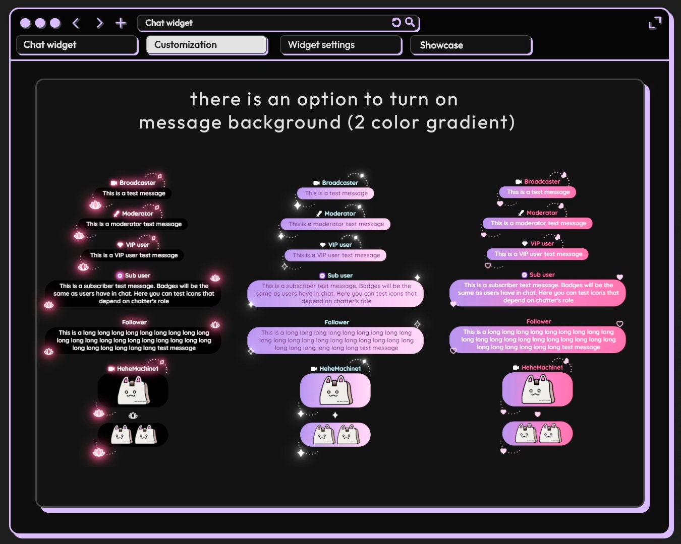Chat Widget for Twitch Streamelements Different Roles - Etsy Canada