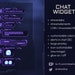 Cyber Style Chat Widget for Twitch Streamelements and Streamlabs - Etsy ...