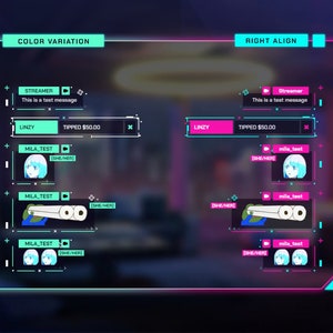 Chat Widget Streamlabs & Streamelements [3] - Etsy