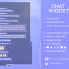 Multistyle Chat Widget Minimal Version 6 Decor Options Twitch - Etsy