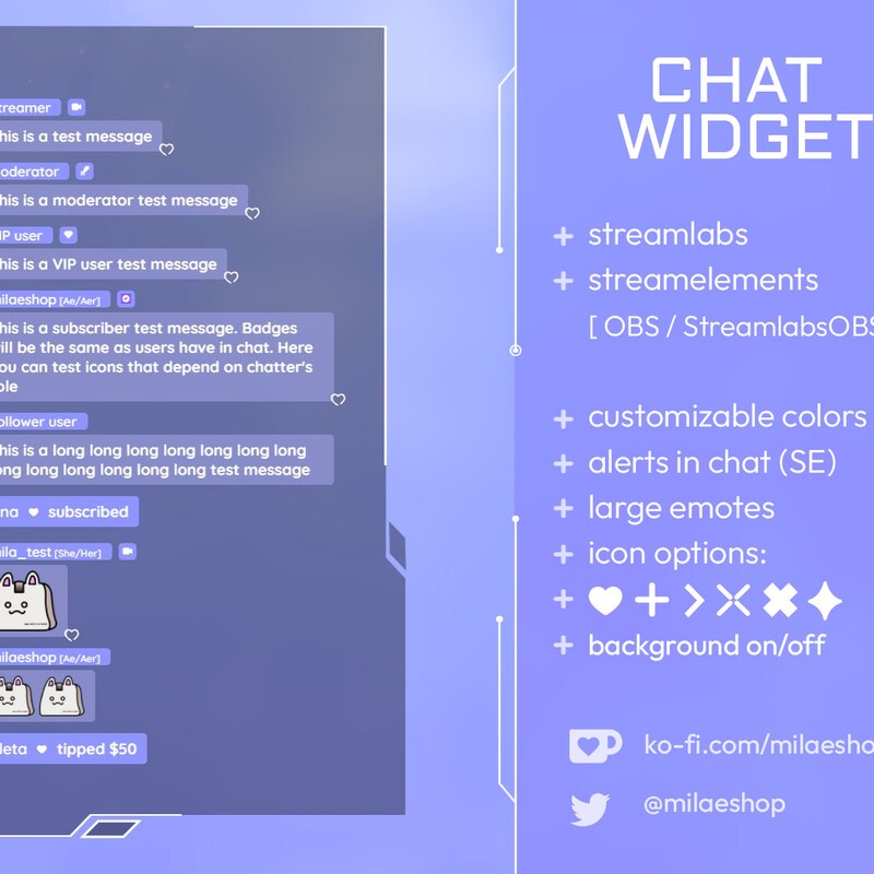 Twitch Chat Box - Etsy