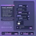 Chat + Goal Widget "mind Map" | Streamelements Twitch - Etsy