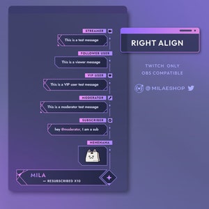 Chat Widget | Streamelements Twitch - Etsy