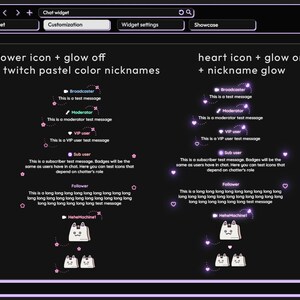 Chat Widget for Twitch Streamelements Different Roles - Etsy