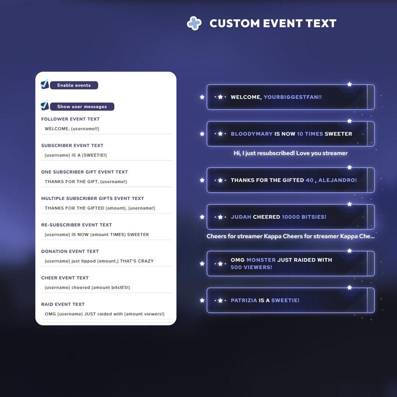 Multistyle Chat Widget | Twitch Streamelements - Etsy