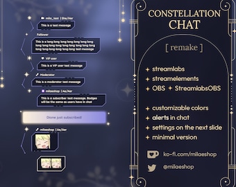 Warm Glow Summer: Chat Widget Nature, Cozy, Starry Theme Chat Widget ...