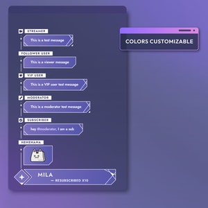 Chat Widget | Streamelements Twitch - Etsy