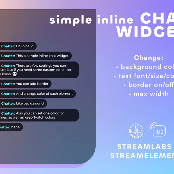 Twitch Chat Box - Etsy