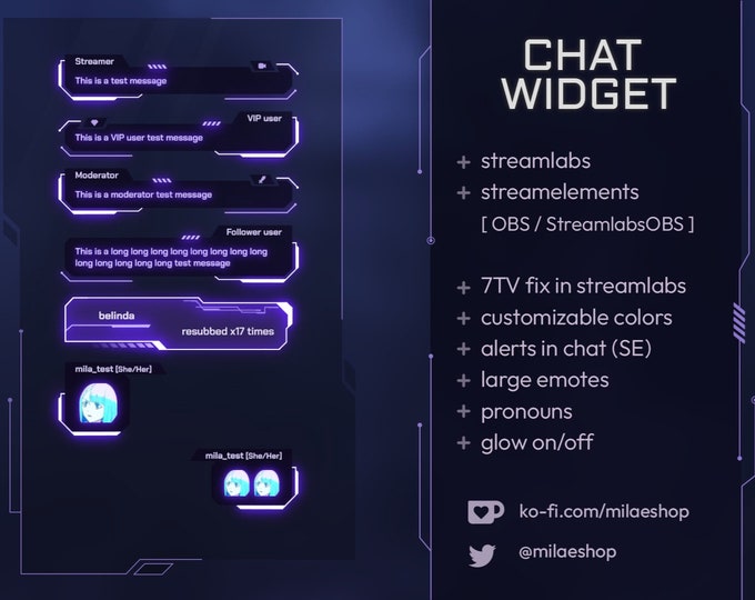 Star Field Stream Pack - Light Blue | Cosmic Twitch Overlay | Animated ...