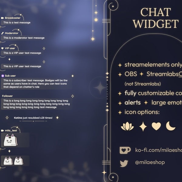 Twitch Chat Box - Etsy