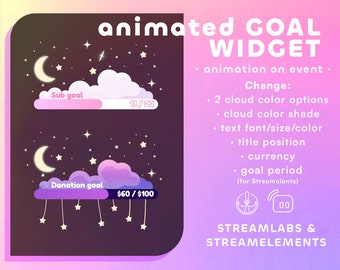 Sub Goal Widget Twitch - Etsy