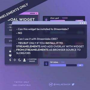 Goal Widget Gradient | Streamelements Twitch - Etsy