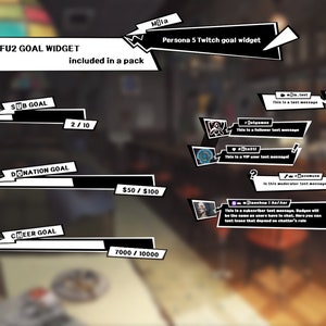 Persona 5 Styled Chat | STREAMELEMENTS TWITCH - Etsy