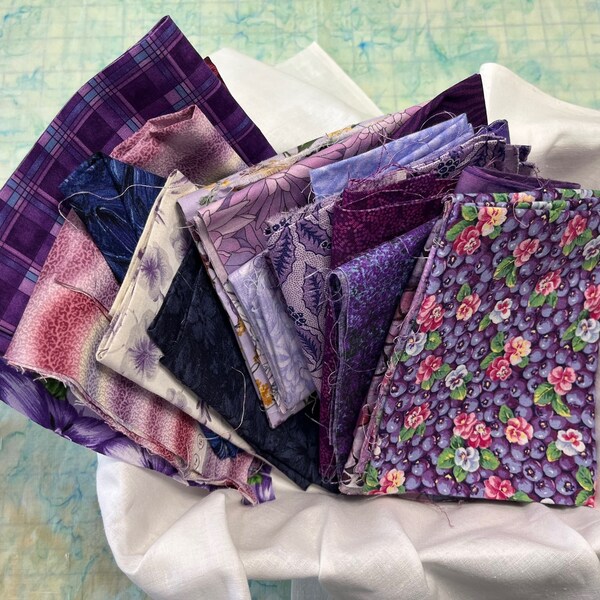 Fabric Scrap Bag - Etsy