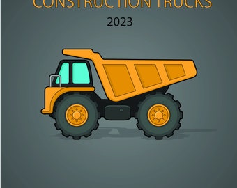 Construction Trucks Calendar - Etsy