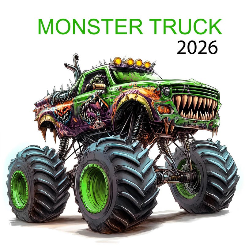2026 Calendar Monster - Etsy