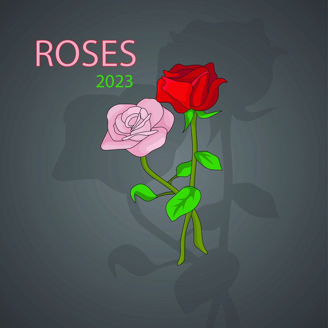 Roses 2023 Wall Calendar - Etsy