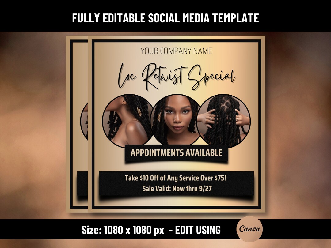 Loc Special Flyer Loc Retwist Flyer Dreadlock Flyer Hair Specials Braid ...