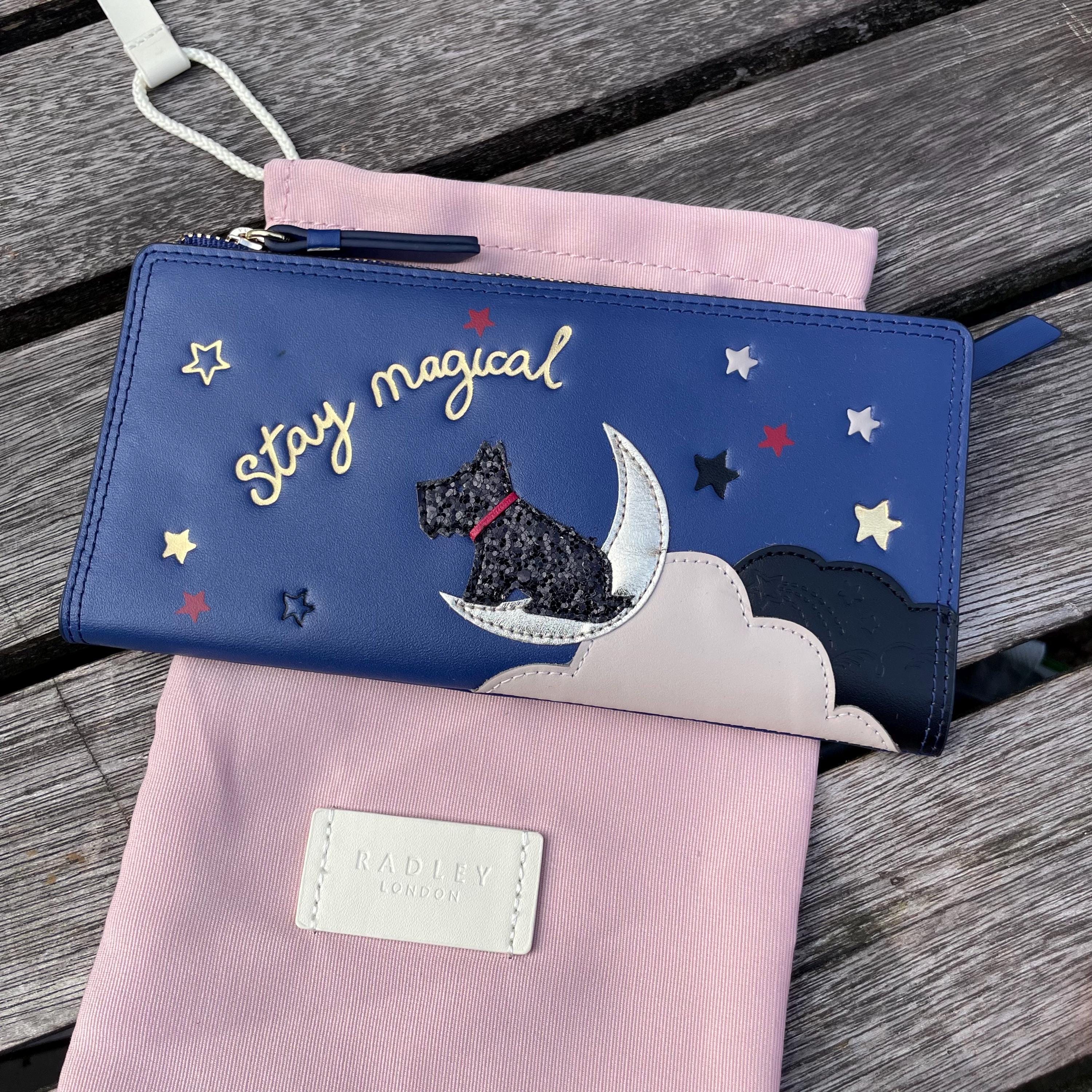 Radley Leather Slim Purse: Stay With Magical Dove Grey - Etsy Australia