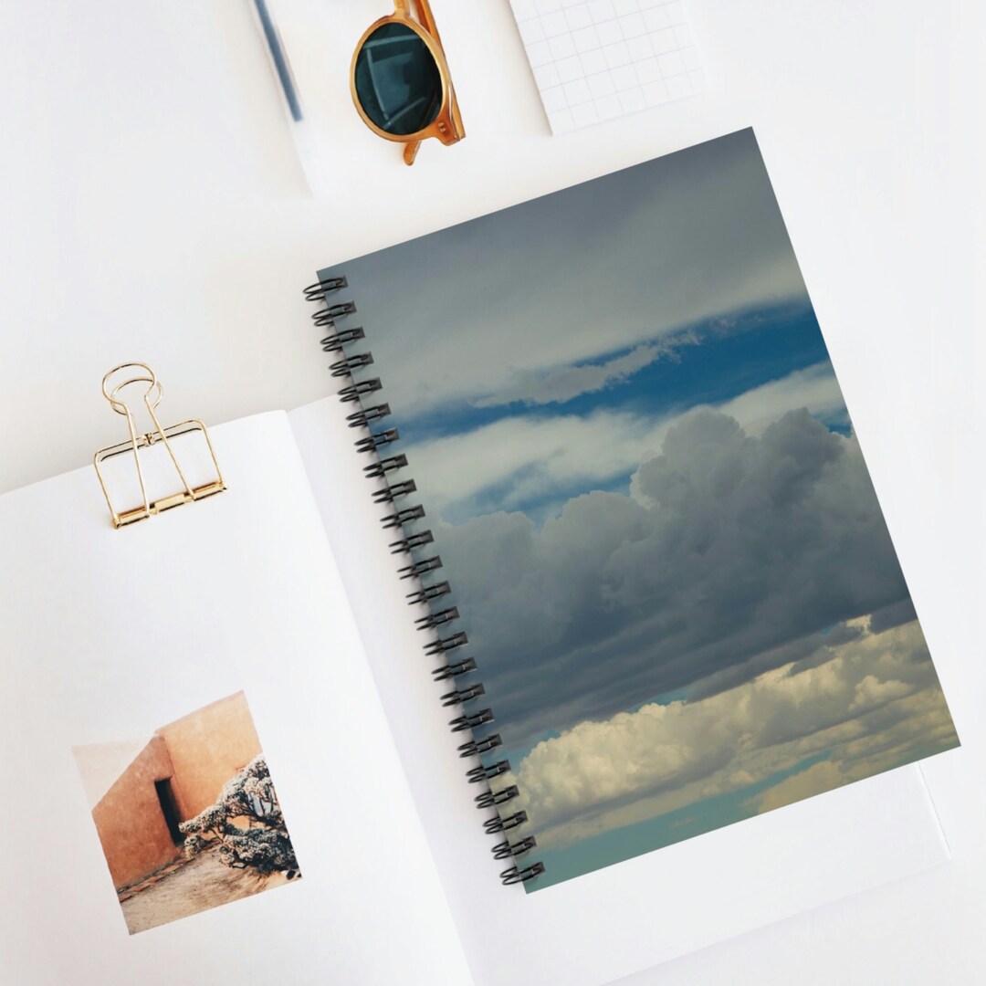 Cloudy Desert Sunset Spiral Notebook | Softcover Journal Notebook | to ...