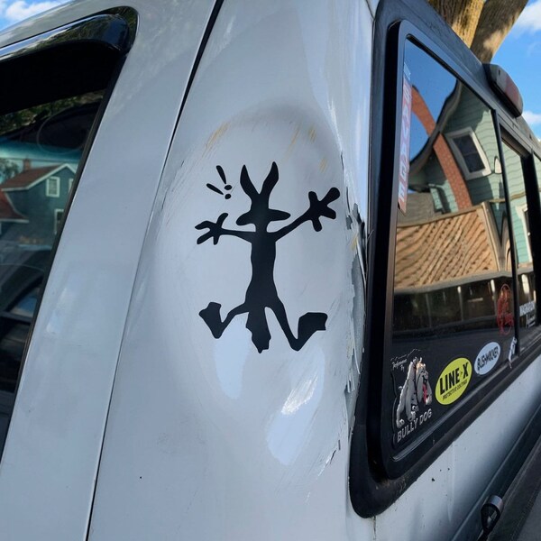 Funny Car Dent Decal - Etsy