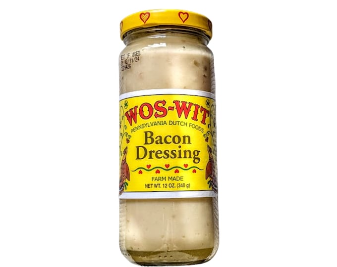 Wos-wit Pennsyvania Dutch Foods Bacon Dressing, Farm Made, 12 Oz - Etsy