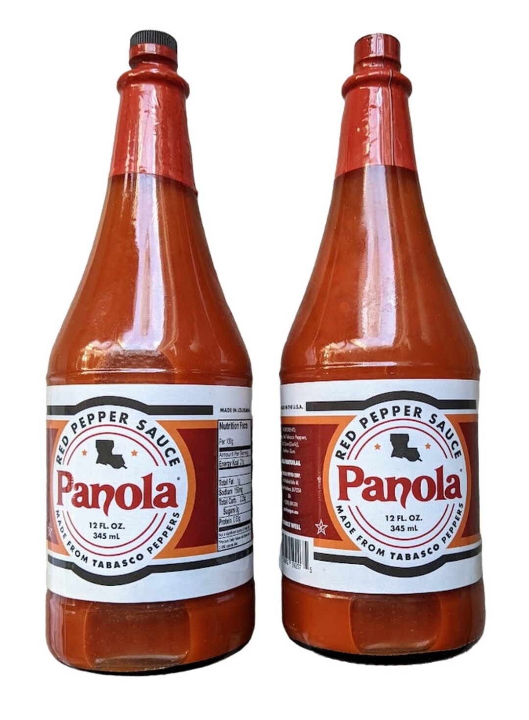 Panola Red Pepper Hot Sauce, Made From Tabasco Peppers, Louisiana Made ...