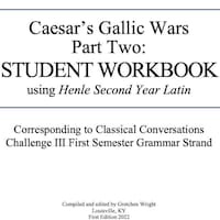 First Year Henle Latin Study Guide Lessons 16 Through 29 (classical ...